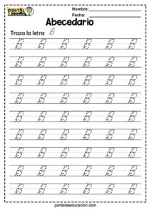 Actividades con la Letra B para Imprimir【PDF Gratis】