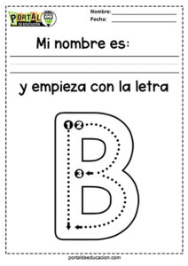 Actividades con la Letra B para Imprimir【PDF Gratis】