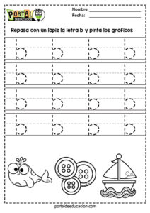 Actividades con la Letra B para Imprimir【PDF Gratis】