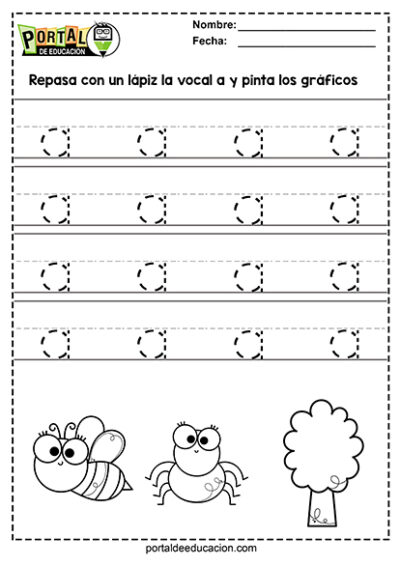 40 Actividades con la Letra A para Imprimir【PDF Gratis】