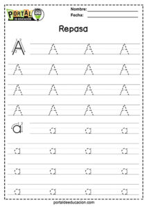 Actividades con la Letra A para Imprimir【PDF Gratis】