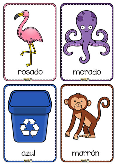 Tarjetas Didácticas de Colores - Portal de Educación