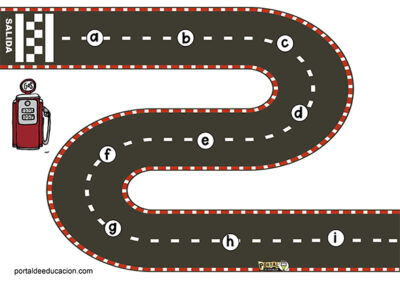 Abecedario de Carros para imprimir - Portal de Educación