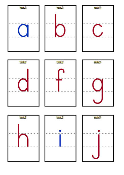 Alfabeto Montessori para Imprimir - Portal de Educación