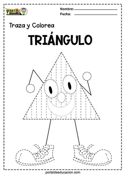 Figuras Geométricas Para Trazar y Colorear