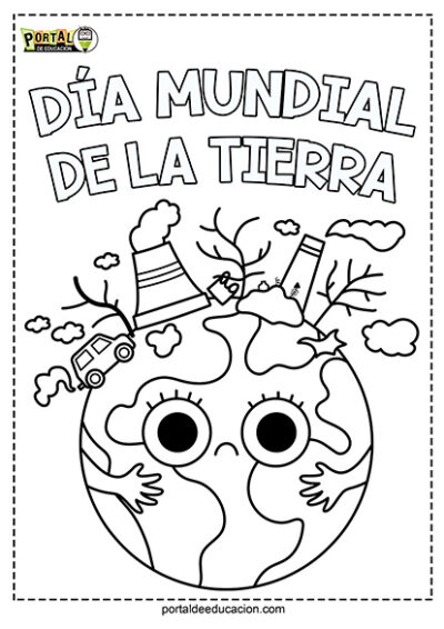 Actividades del Día de la Tierra para Colorear - Gratis PDF!