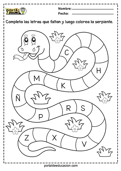 Aprendido el Abecedario con la Serpiente