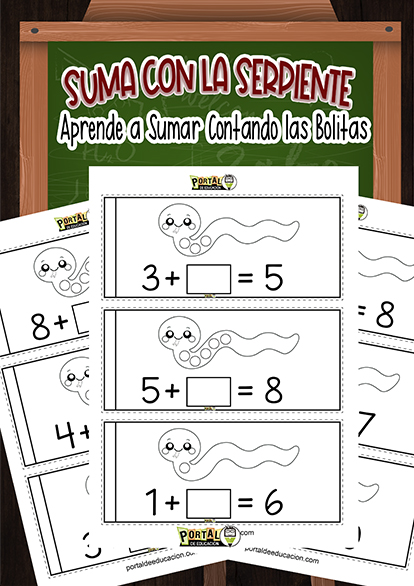 Sumas con la Serpiente - Aprende a sumar contando las bolitas - Portal ...
